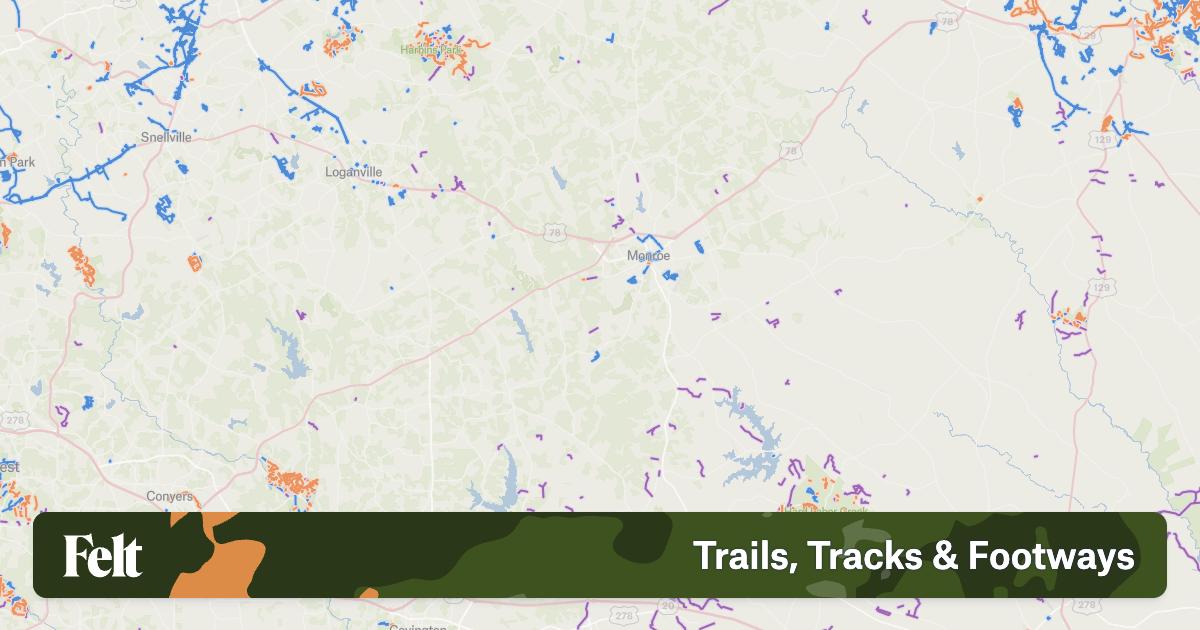 Walton County Georgia Highway Map