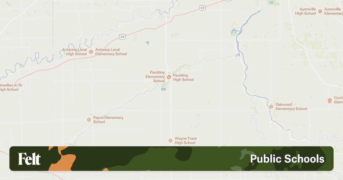 US Public Schools in Paulding County, Ohio