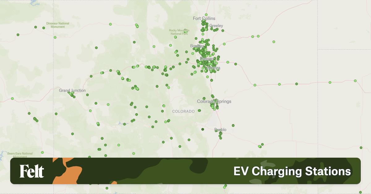 Electric Vehicle Charging Stations in Colorado