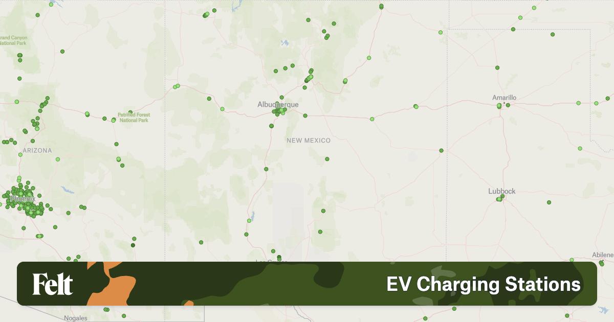 Electric Vehicle Charging Stations in New Mexico