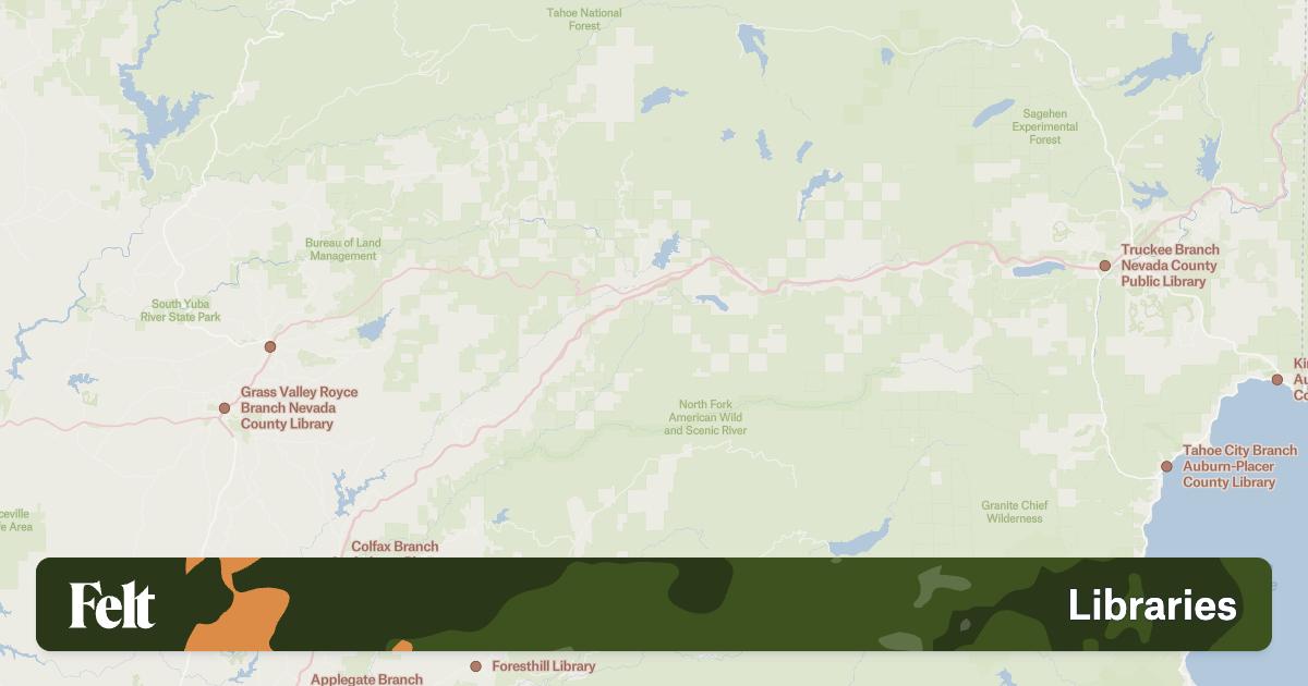 Libraries in Nevada County, California