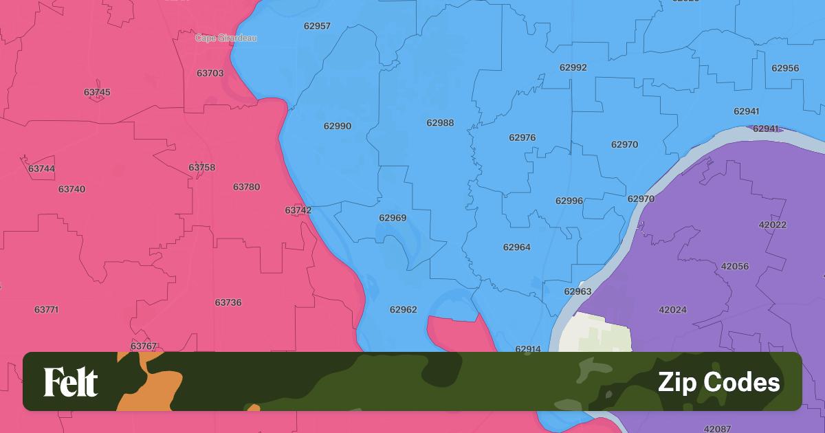 ZIP Codes in Alexander County, Illinois