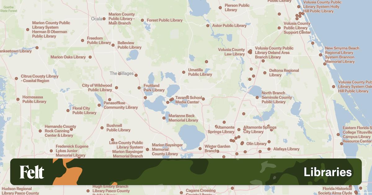 Libraries in Lake County, Florida