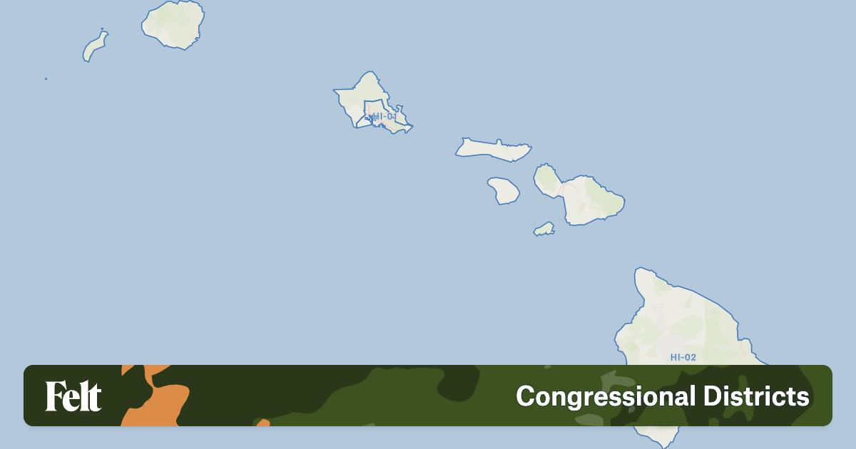 Congressional Districts in Hawaii
