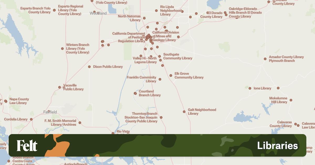 Libraries in Sacramento County, California