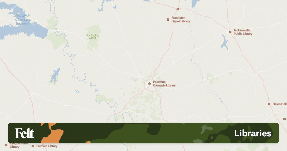 Libraries in Anderson County, Texas