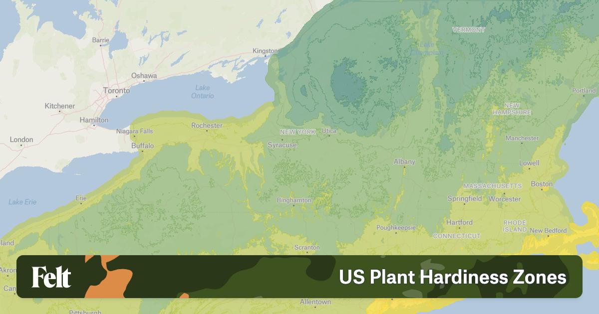 Plant Hardiness Zones in New York