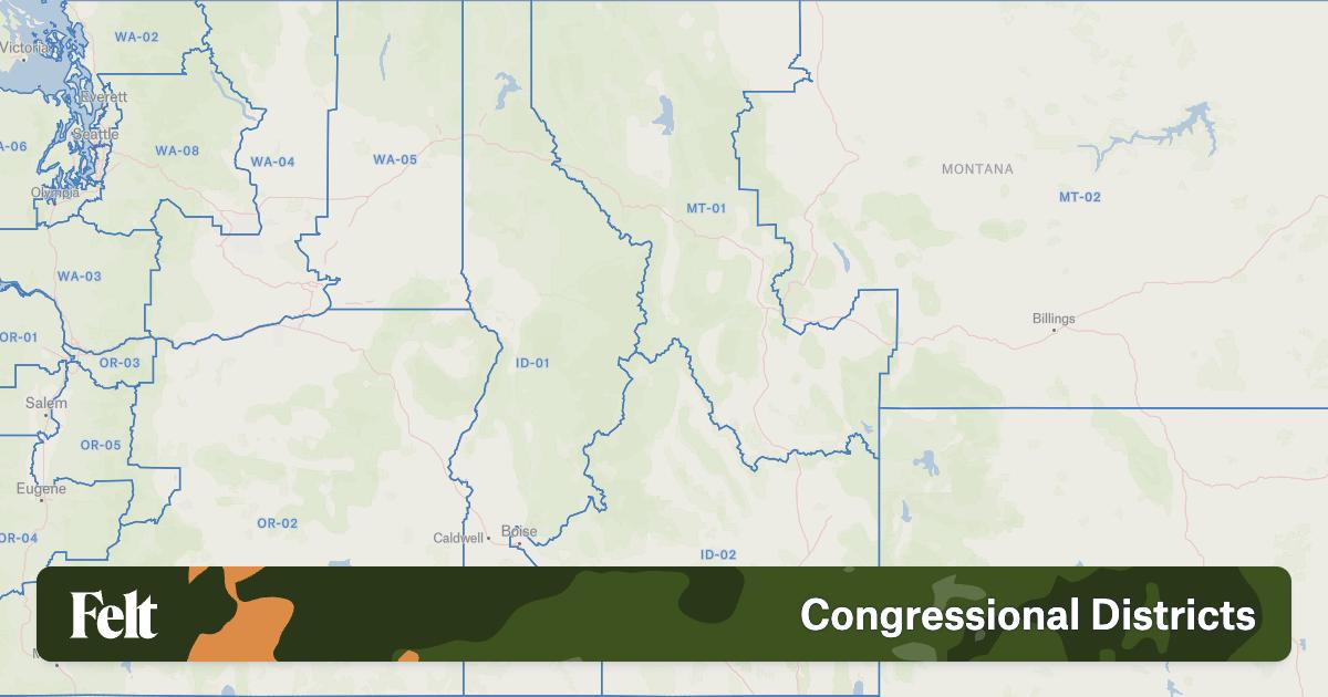 Congressional Districts in Idaho