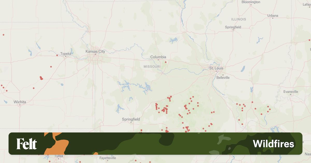 Wildfires in Missouri