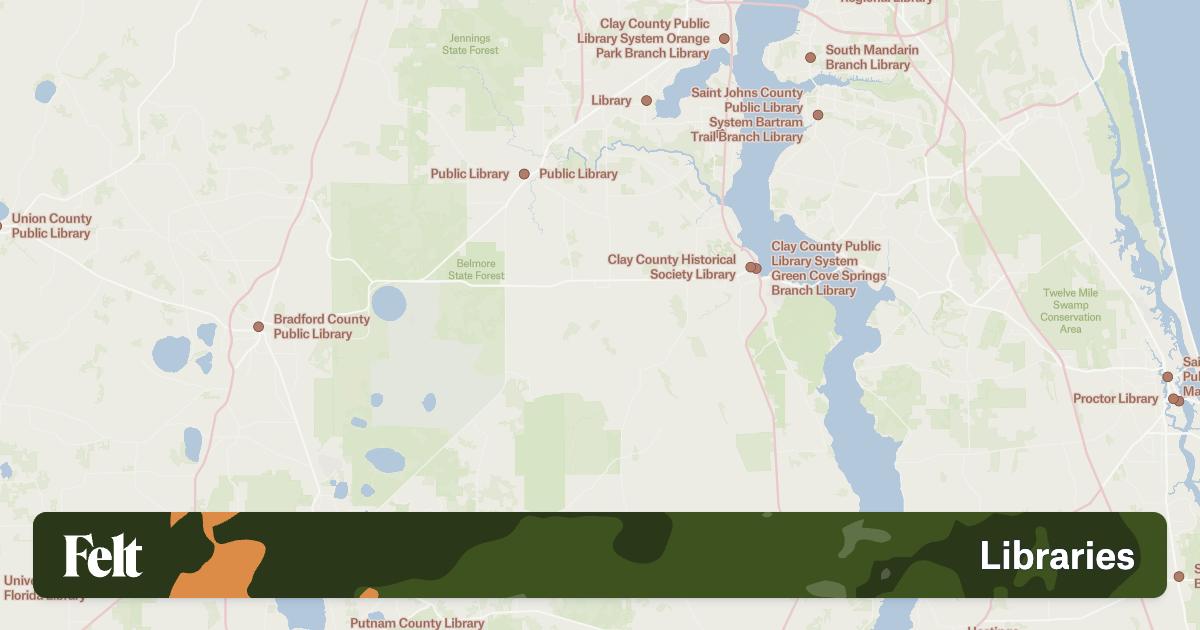 Libraries in Clay County, Florida
