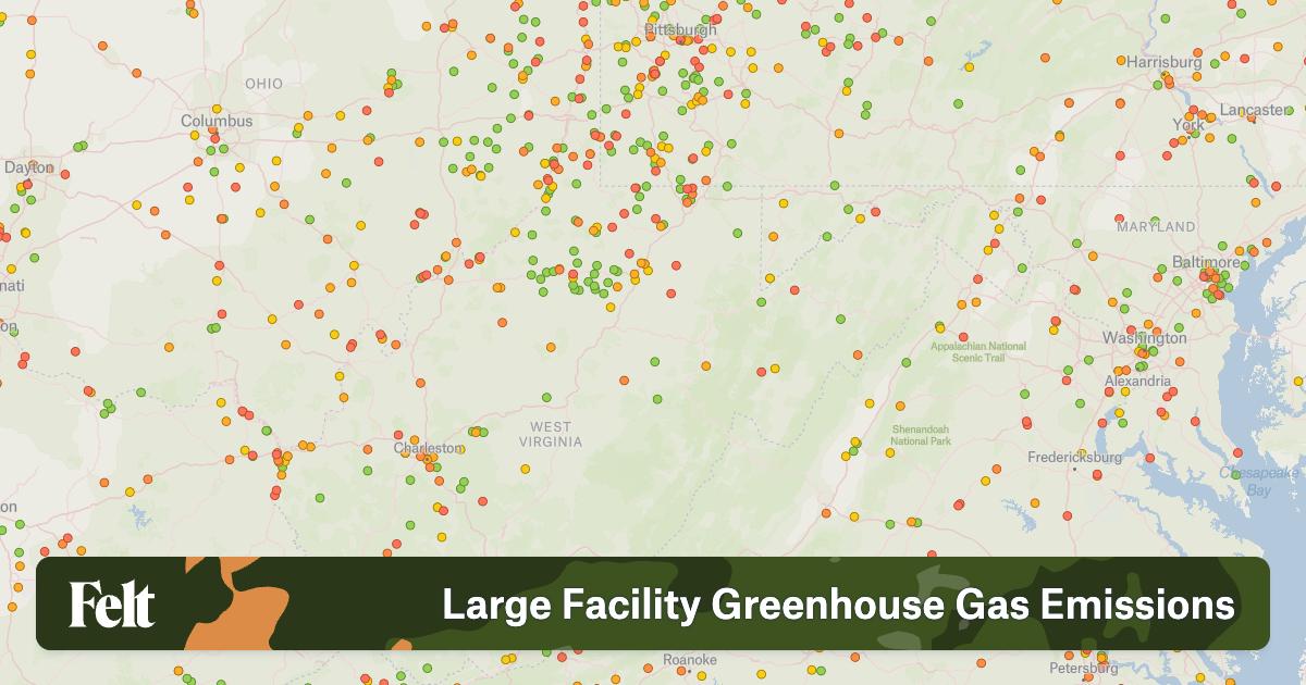 Greenhouse Gas Emissions in West Virginia