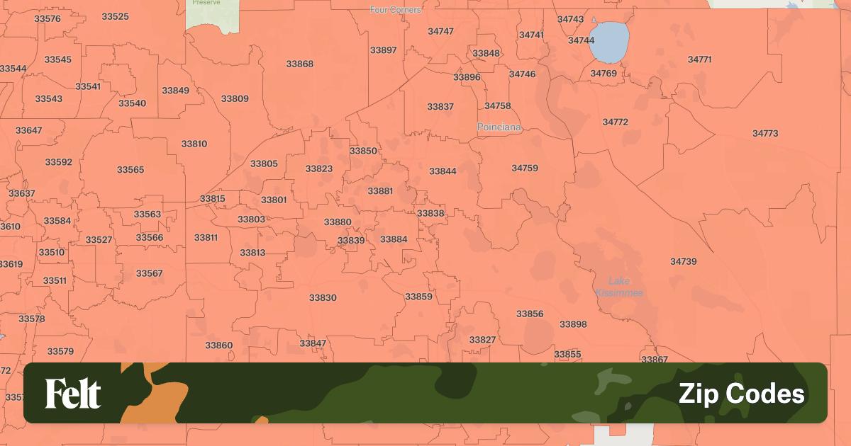 ZIP Codes in Polk County, Florida