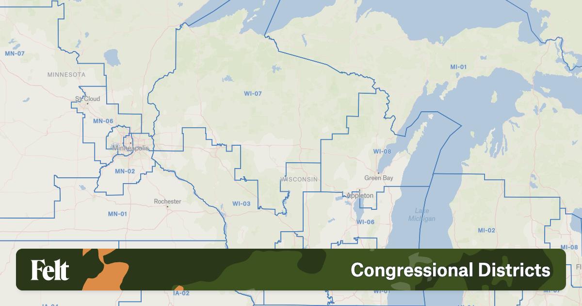 Congressional Districts in Wisconsin