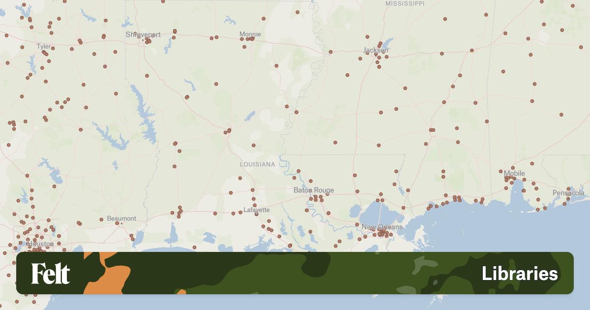 Libraries in Louisiana