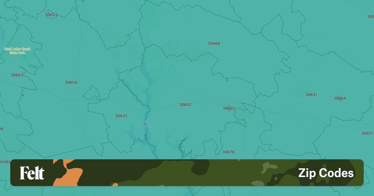 ZIP Codes in Greene County, Georgia