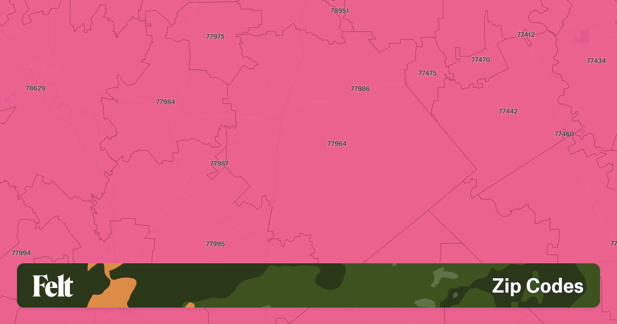 ZIP Codes in Lavaca County, Texas
