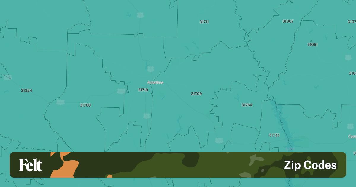 ZIP Codes in Sumter County, Georgia