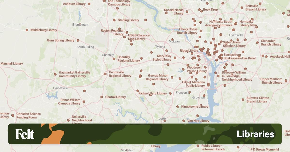 Libraries in Fairfax County, Virginia