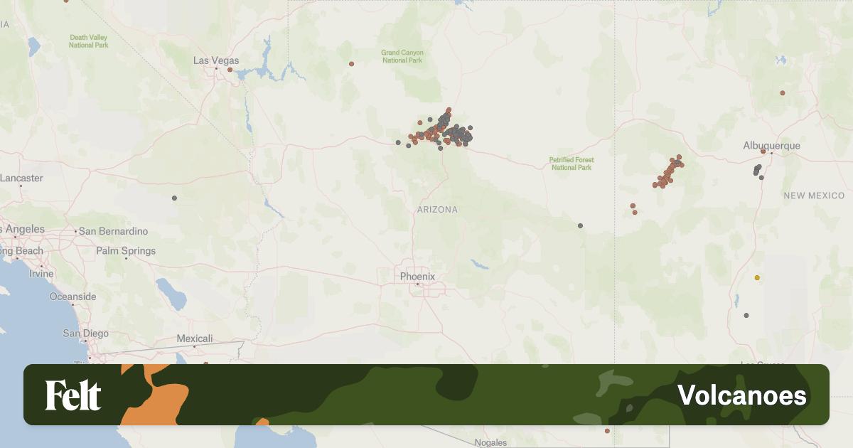 Volcanoes in Arizona