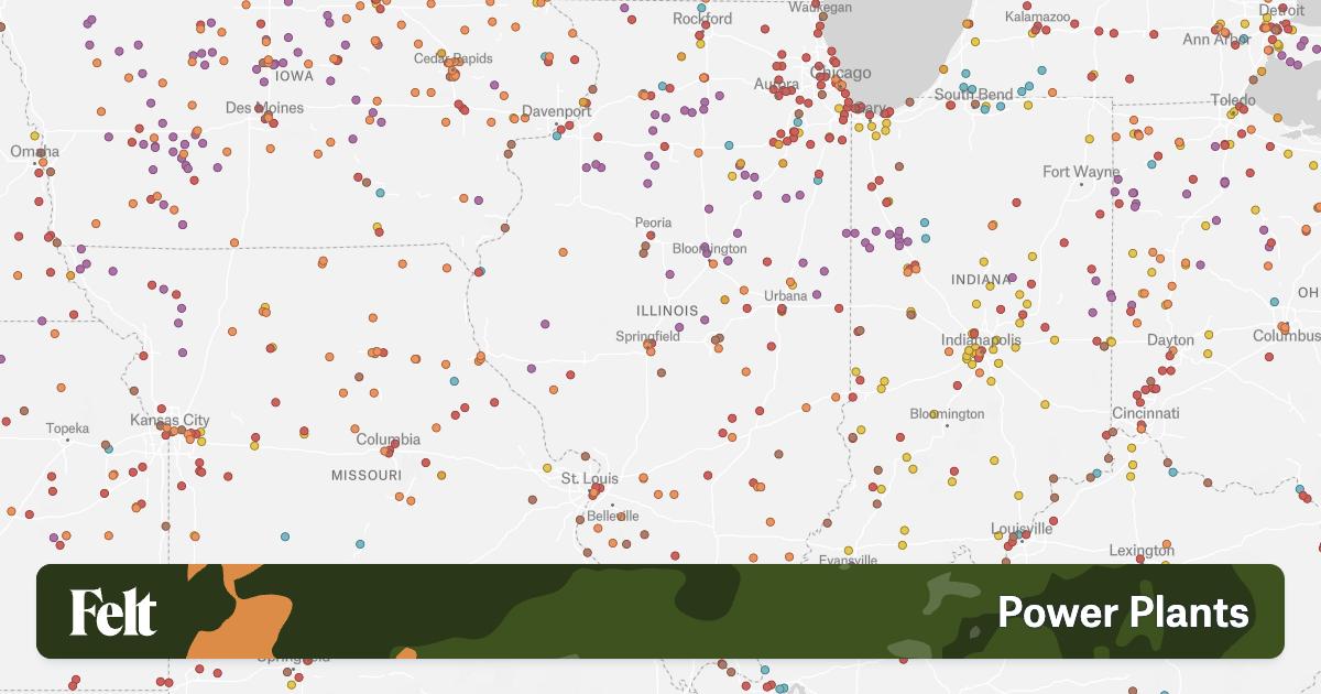 Power plants in Illinois