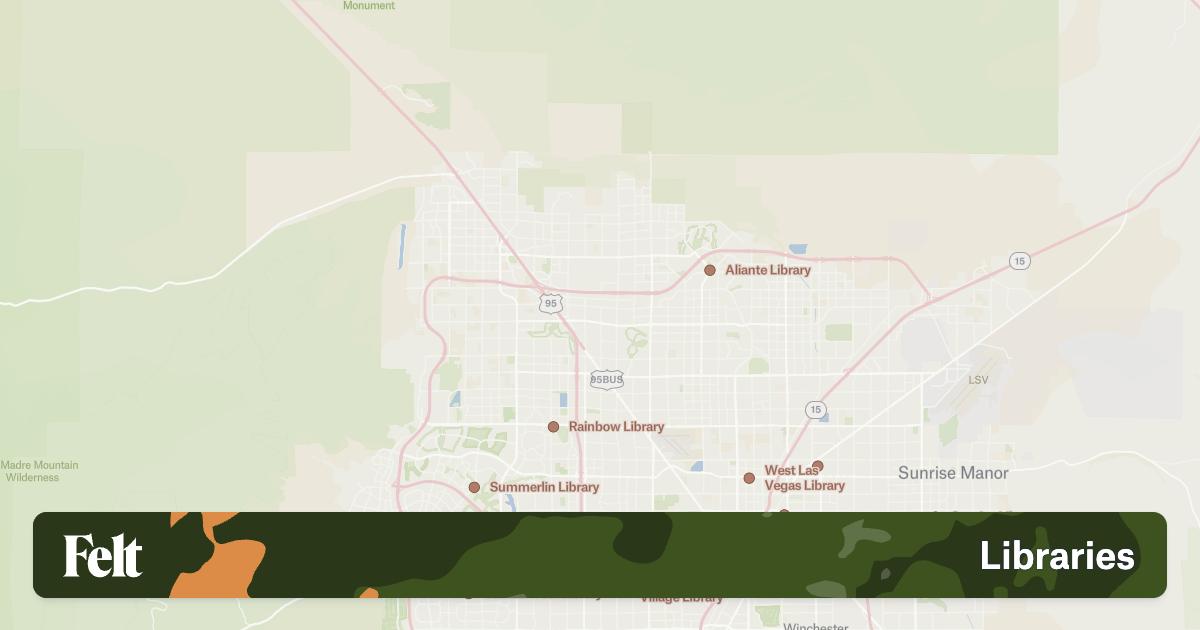 Libraries in the city of Las Vegas, Nevada