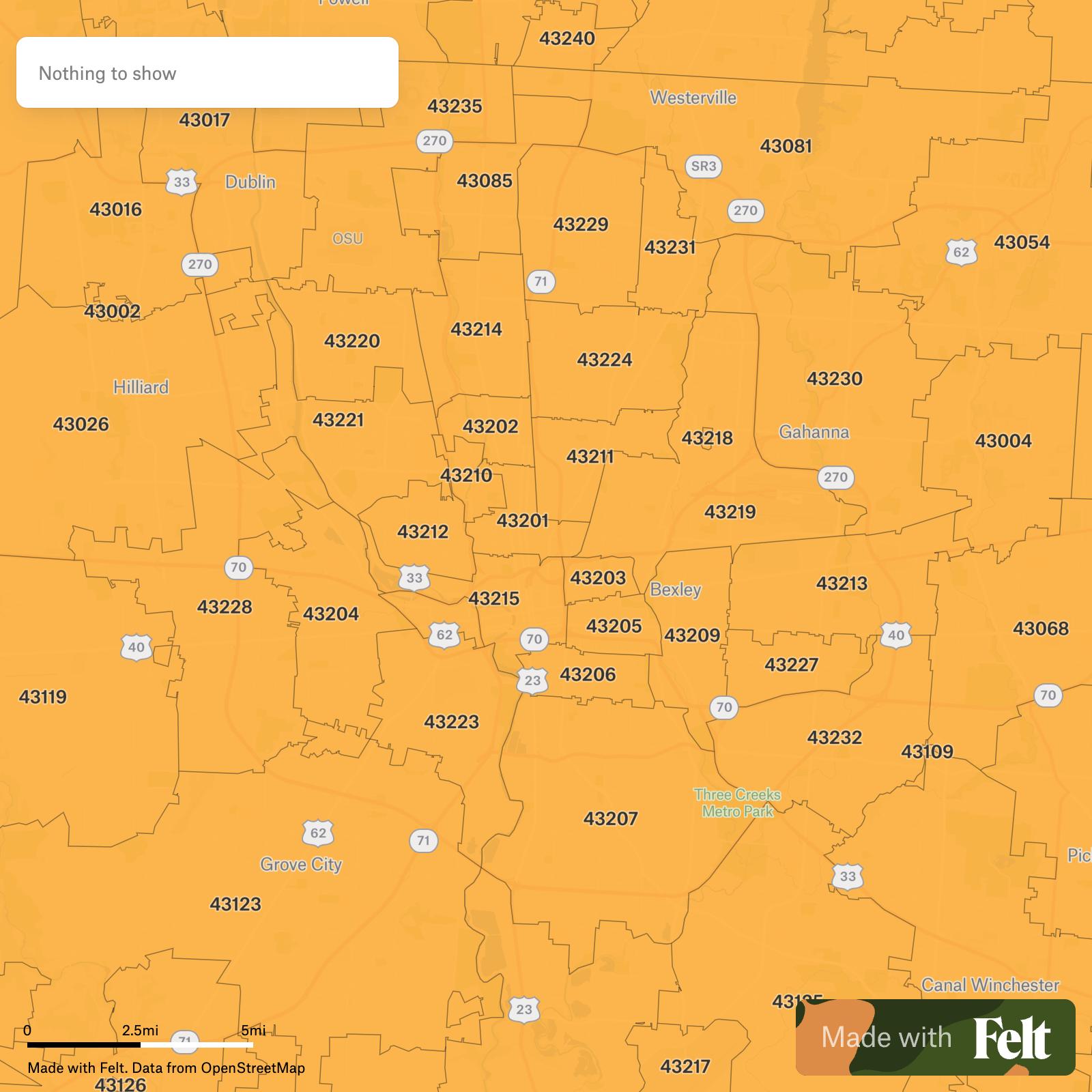 ZIP Codes In The City Of Columbus Ohio ZIP Codes In The City Of Columbus Ohio