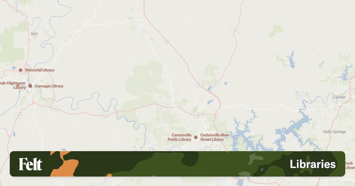 Libraries in Bartow County, Georgia