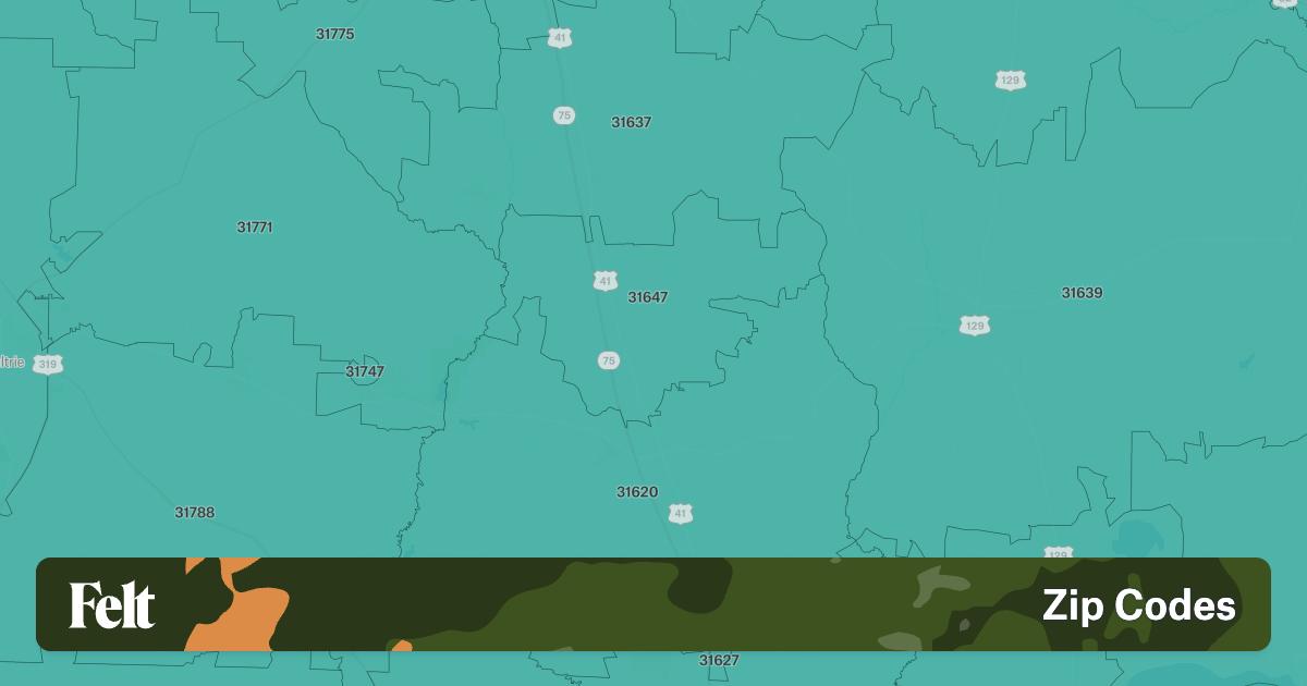 ZIP Codes in Cook County, Georgia