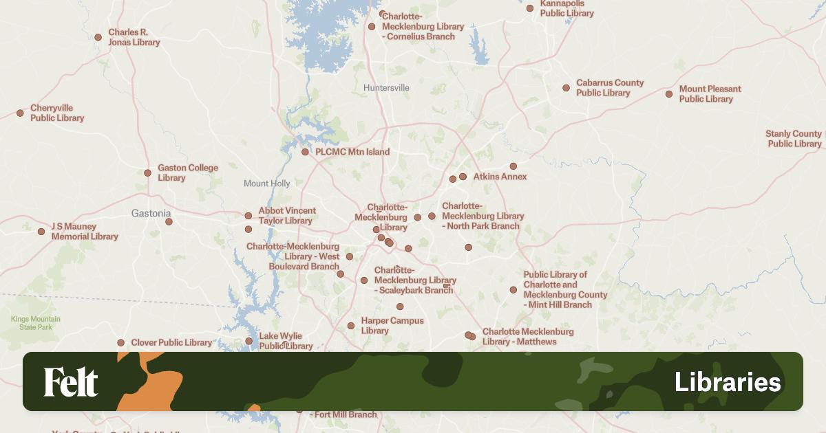Libraries in Mecklenburg County, North Carolina