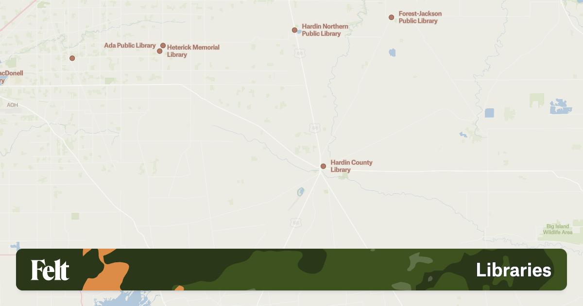 Libraries in Hardin County, Ohio