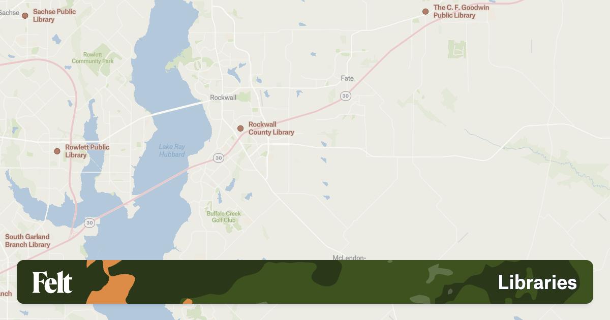 Libraries in Rockwall County, Texas