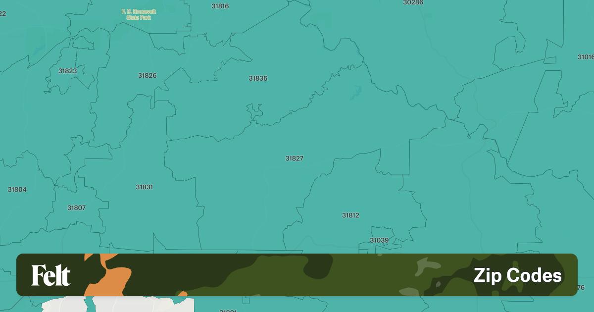 ZIP Codes in Talbot County, Georgia