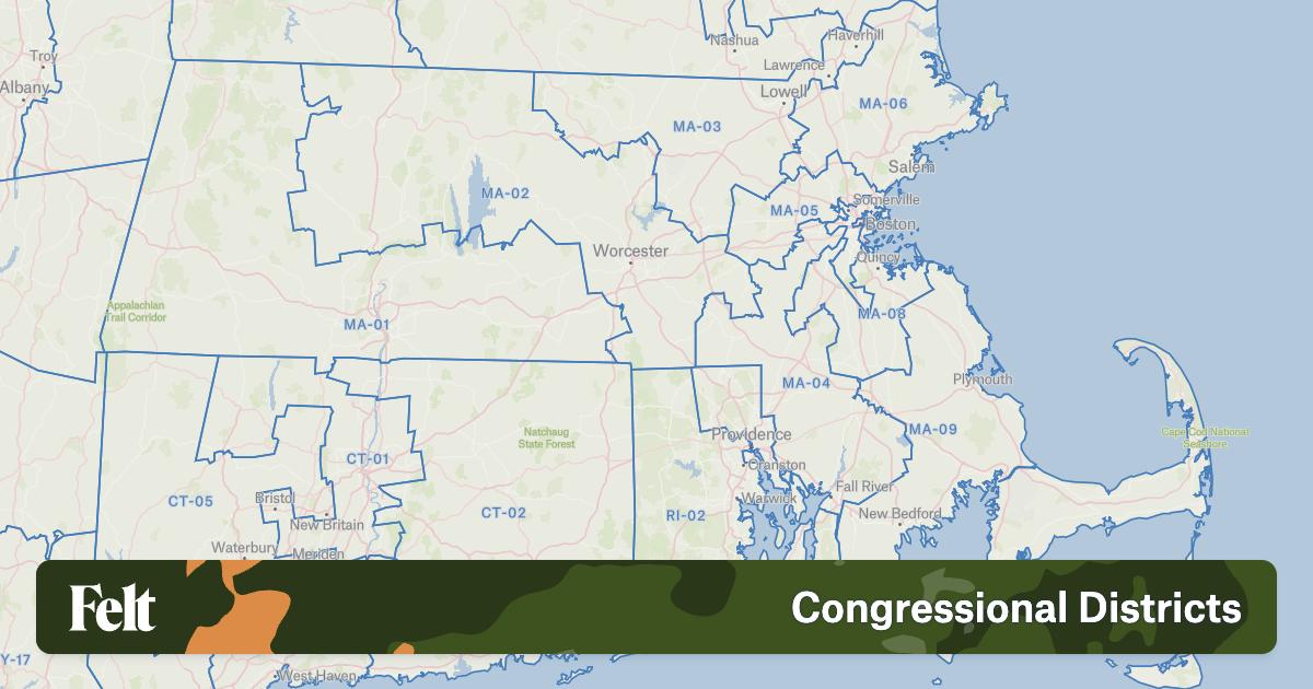 Congressional Districts in Massachusetts