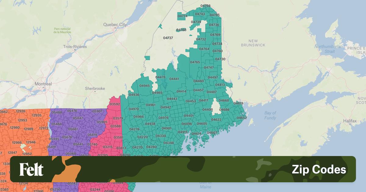 ZIP Codes in Maine