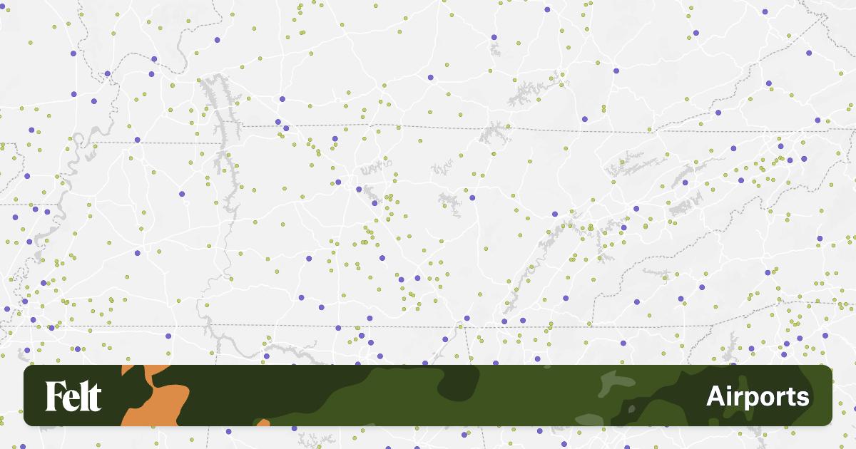 Airports in Tennessee