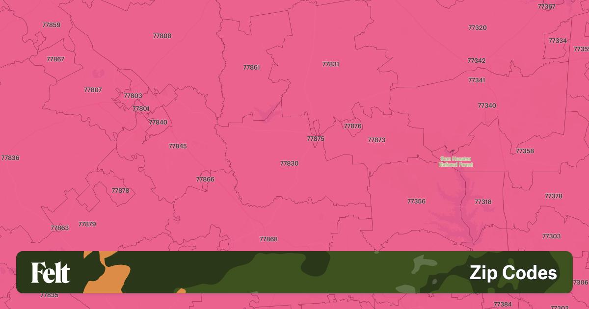 ZIP Codes in Grimes County, Texas