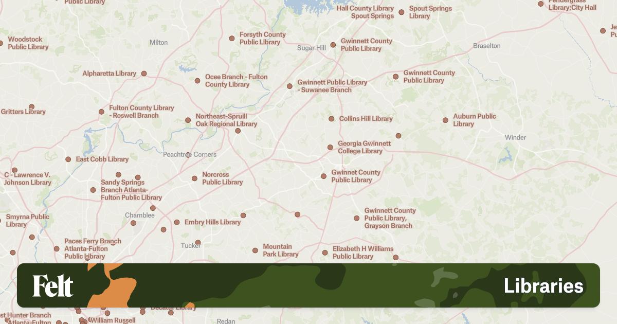 Libraries in Gwinnett County, Georgia