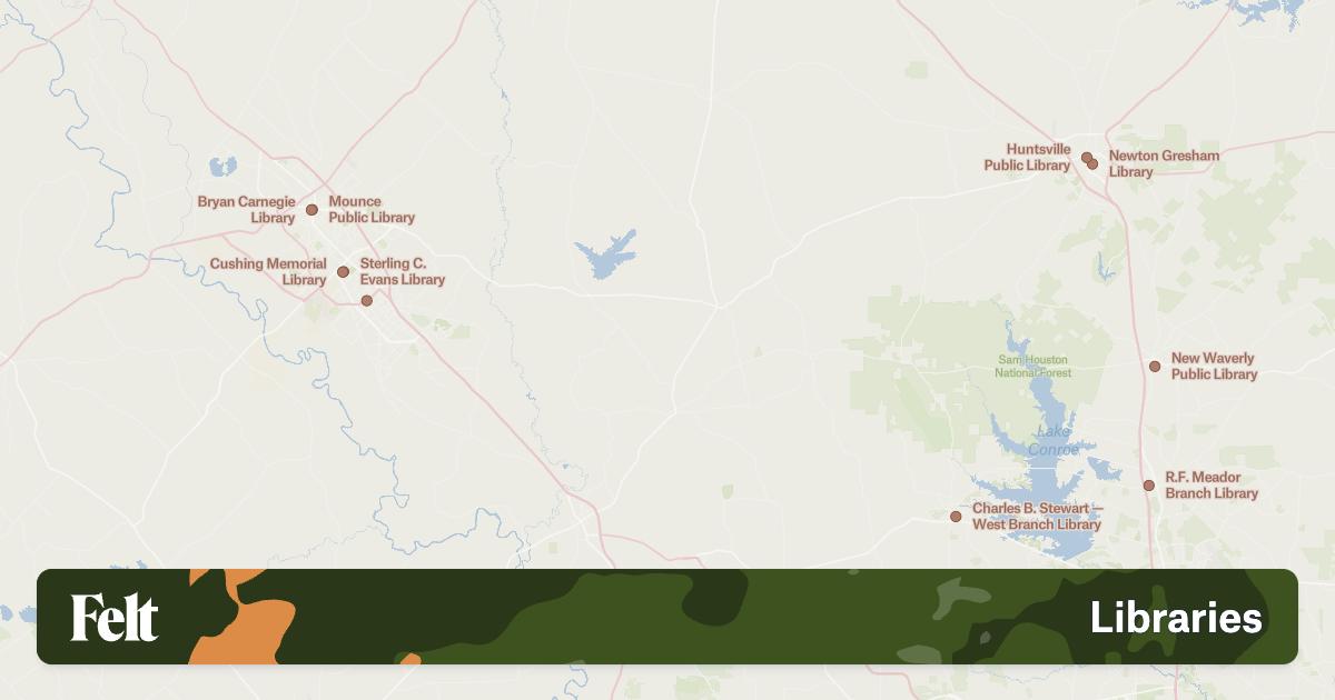 Libraries in Grimes County, Texas