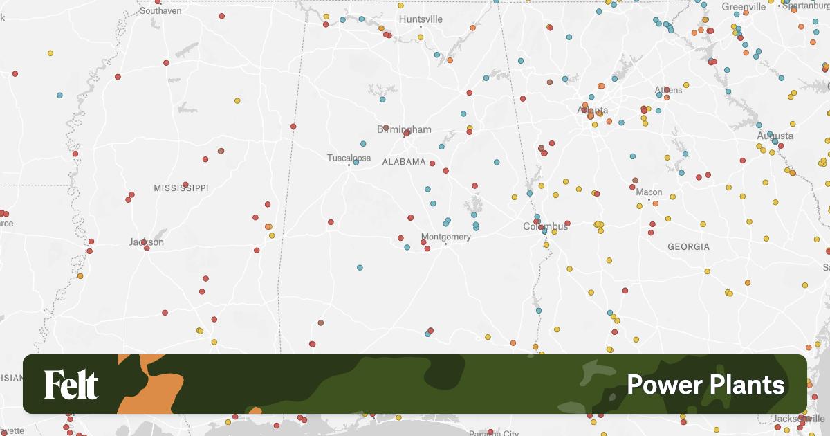 Power plants in Alabama