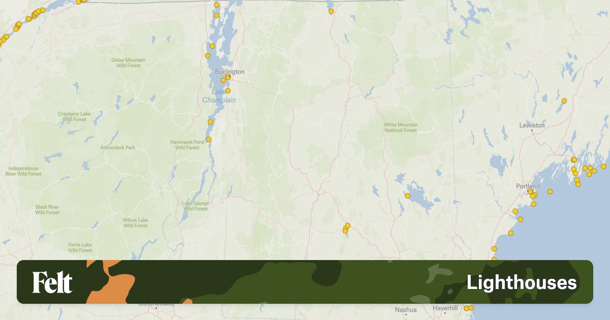 Lighthouses in Vermont