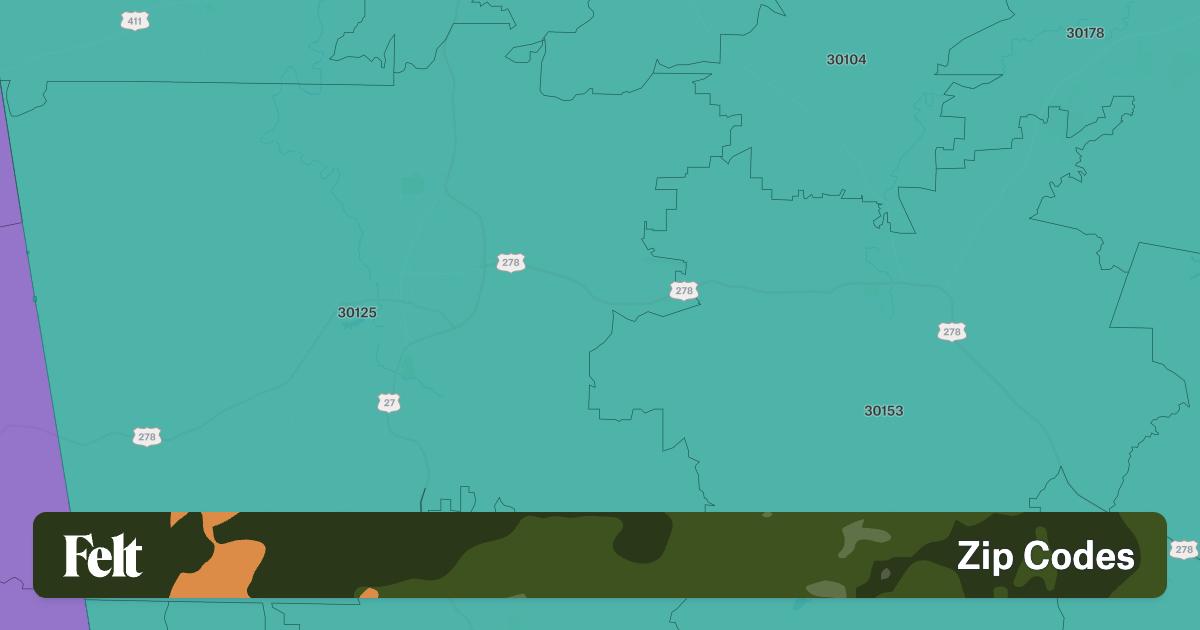 ZIP Codes in Polk County, Georgia