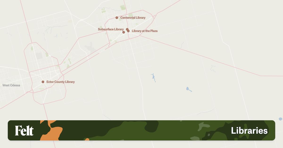 Libraries in Midland County, Texas