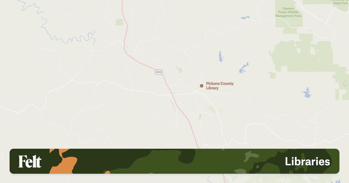 Libraries in Pickens County, Georgia
