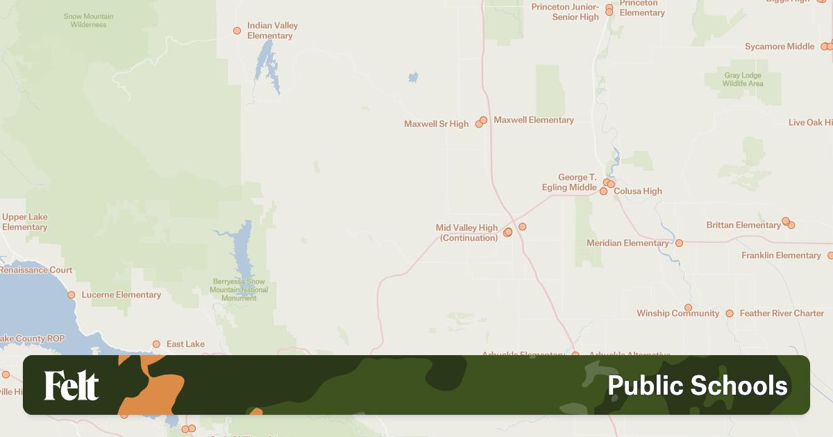 US Public Schools in Colusa County, California