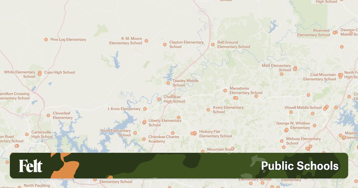 US Public Schools in Cherokee County, Georgia