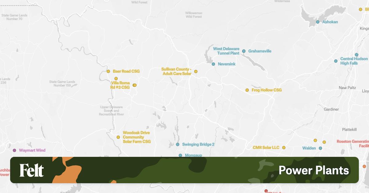 Power plants in Sullivan County, New York