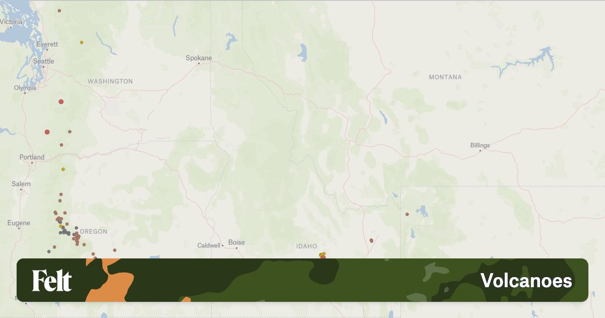 Volcanoes in Idaho