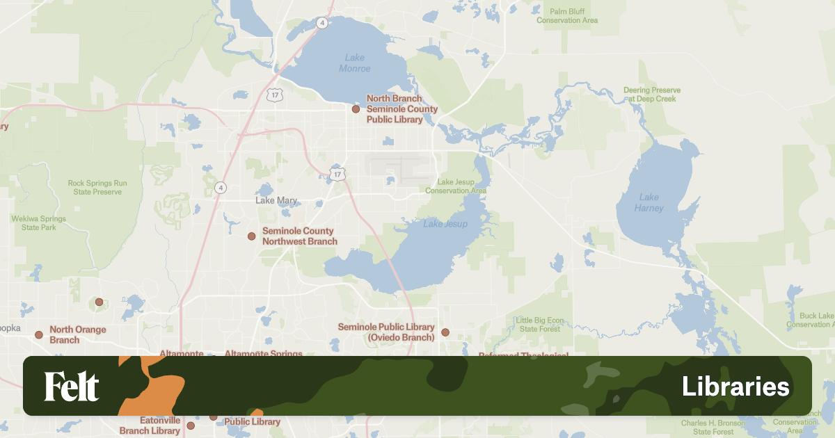 Libraries in Seminole County, Florida