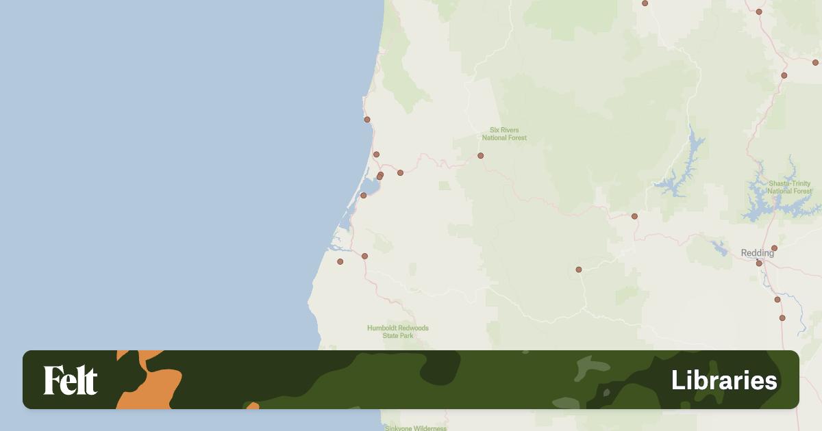 Libraries in Humboldt County, California