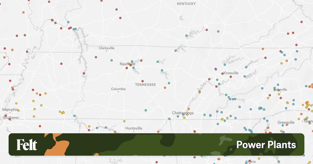 Power plants in Tennessee